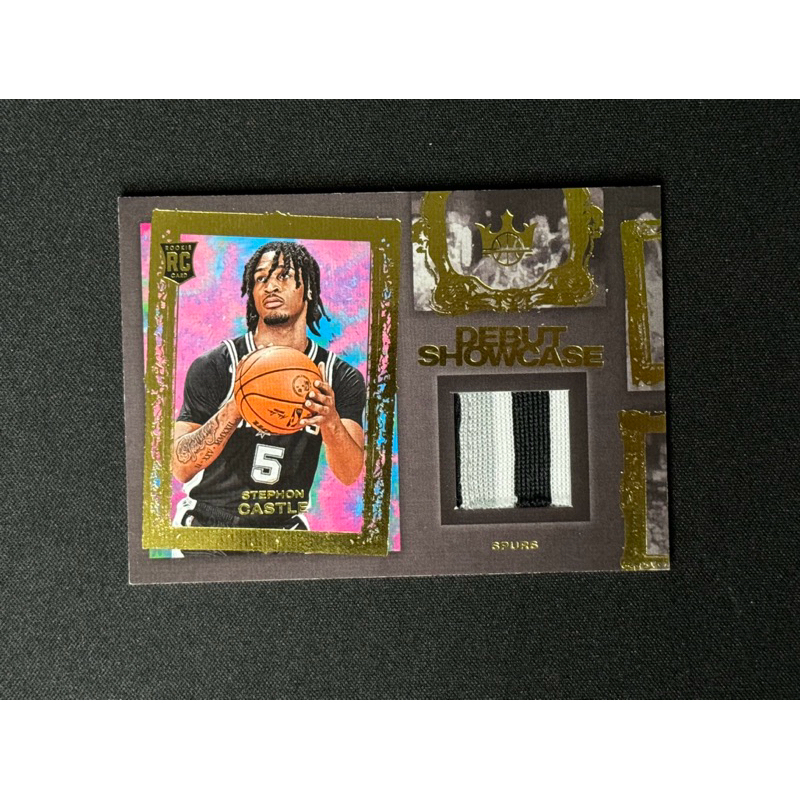 STEPHON CASTLE RC DEBUT SHOWCASE TRIPLE COLOUR PATCH ROOKIE CARD ...