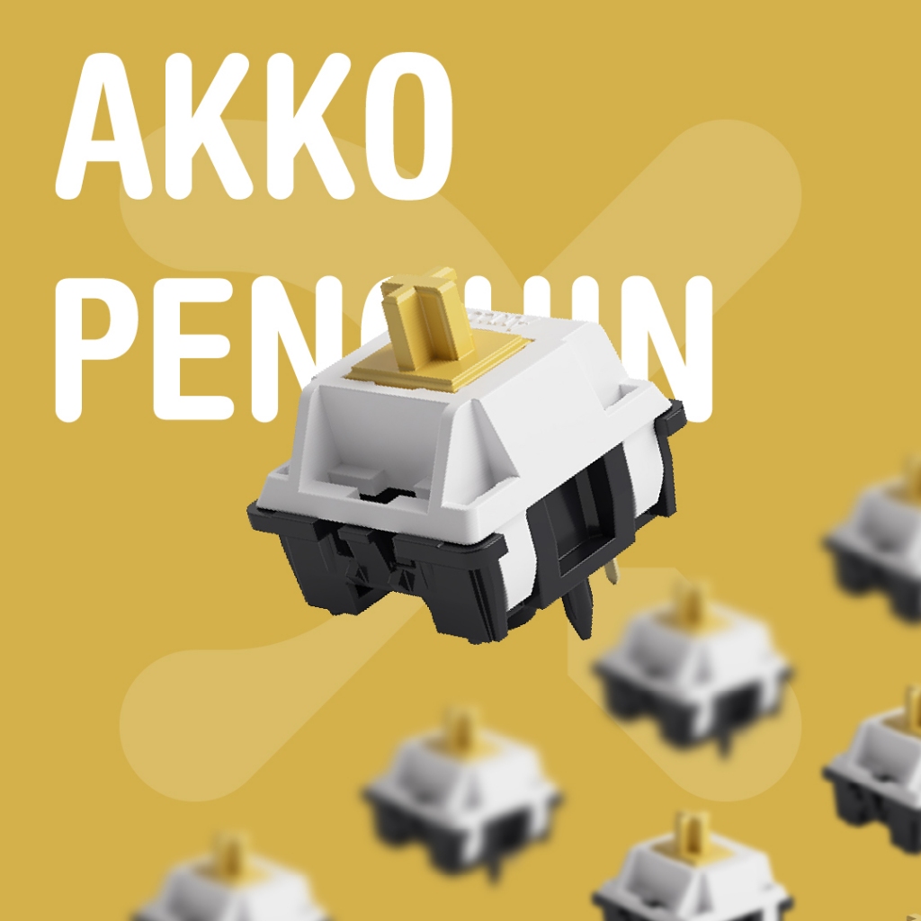 [SILENT TACTILE] Akko Penguin 50gf Silent Tactile Factory Lubed ...