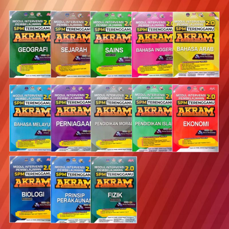 MAHIR: LEARNING INTERVENTION MODULE 2.0 SPM TERENGGANU AKRAM | Shopee ...
