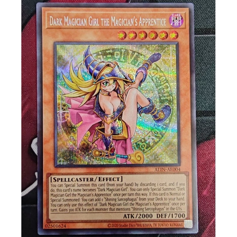 YUGIOH ALIN-AE004 Dark Magician Girl the Magician's Apprentice[UR] | Shopee Philippines