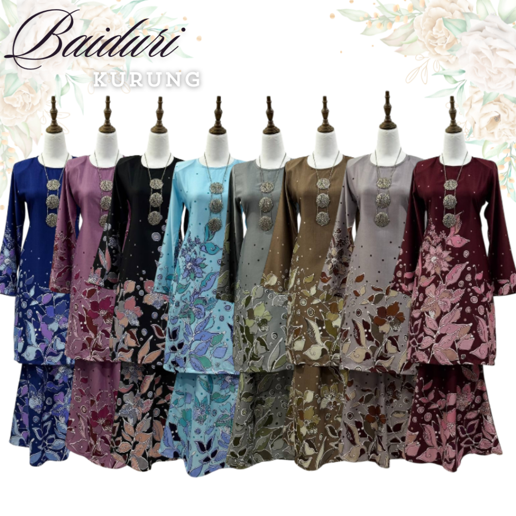 KURUNG BATIK BAIDURI / BATIK PATTERN BATIK / BATIK BAIDURI / KURUNG ...