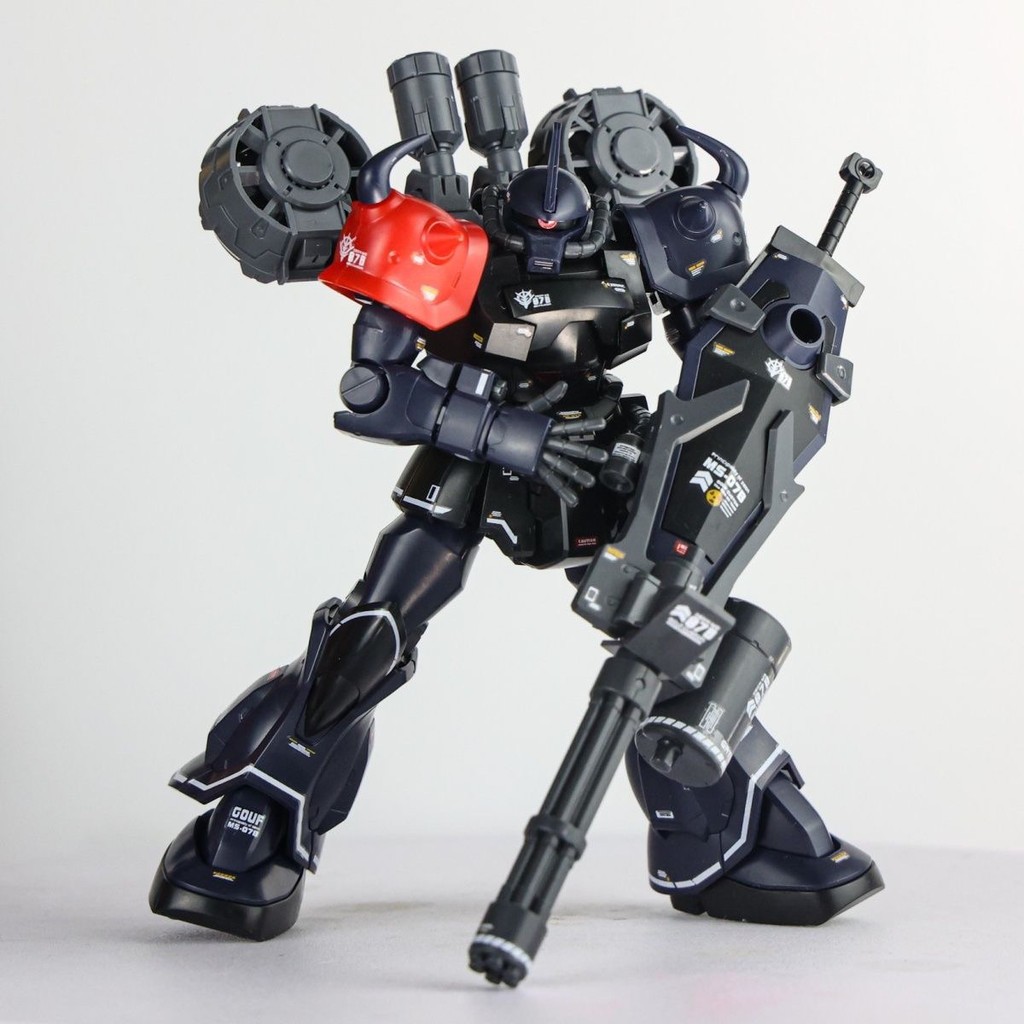 Gouf Custom Midnight Color with Fly Unit B3 Tiger (Heavy Artillery ...