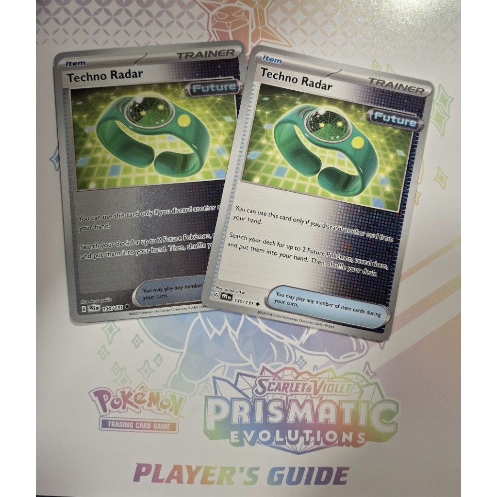 Techno Radar (1RH+1Normal)-130/131 [ Prismatic Evolutions] | Shopee ...