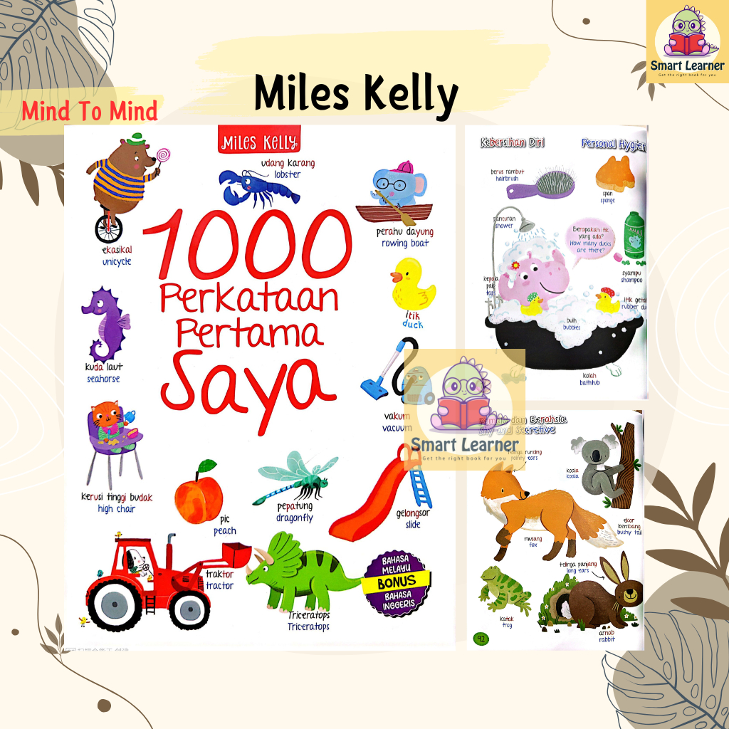 SAYA [SMART] Miles Kelly My First 1000 Words Bilingual Picture ...
