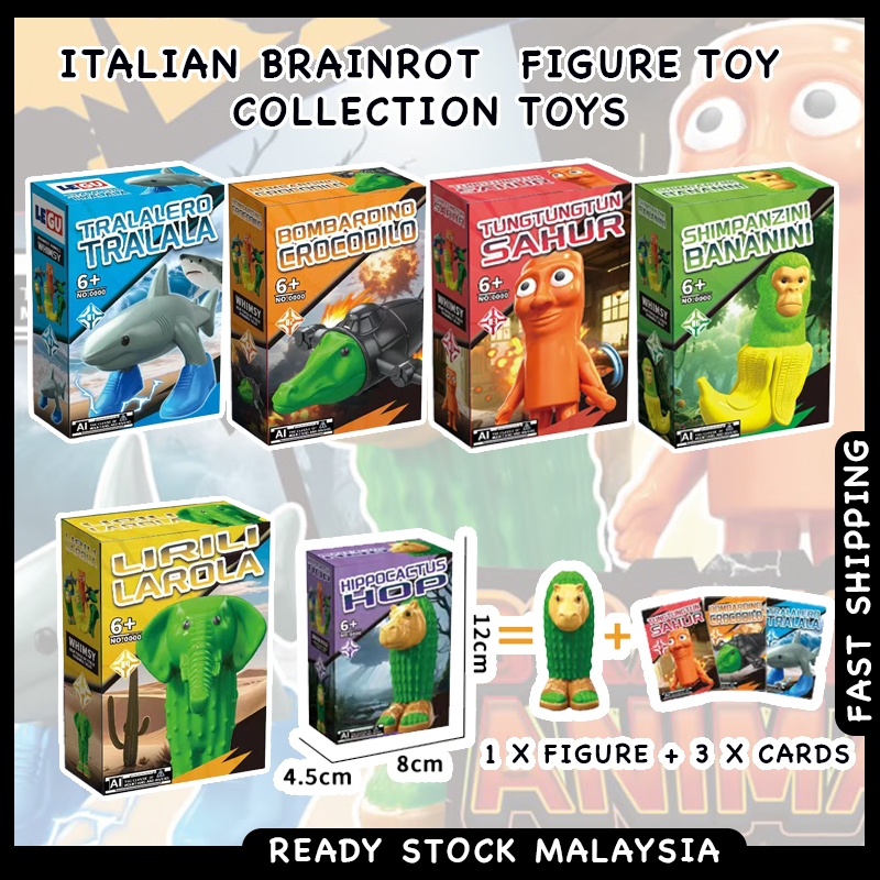 Italian Brainrot Tralalero Tralala Bombardiro Crocodilo Tung Tung Sahur ...