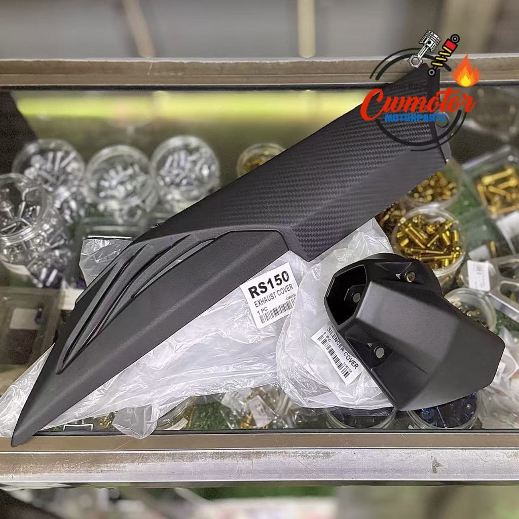 (APIDO) RS150 EXHAUST COVER + END CAP (SET) | Shopee Philippines