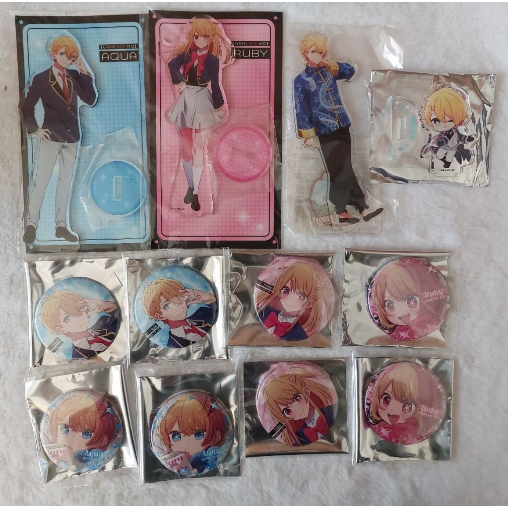 [Official] Oshi no Ko 我推的孩子 Hoshino Ruby Aqua badge acylic stand ...