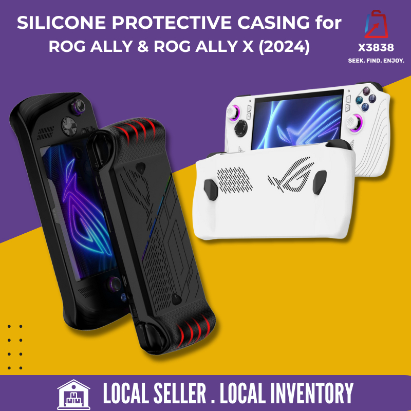 ASUS ROG ALLY & ROG ALLY X (2024) Silicone Protective Case Covers ...