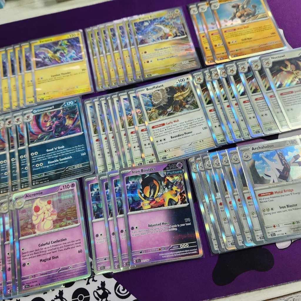 Pokemon TCG Stellar Crown Holo Singles Grass Fire Water Metal Colorless ...