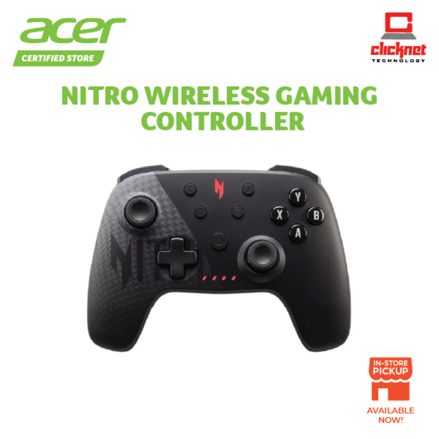 Acer Nitro Wireless Gaming Controller Black (Retail Pack) | Shopee ...