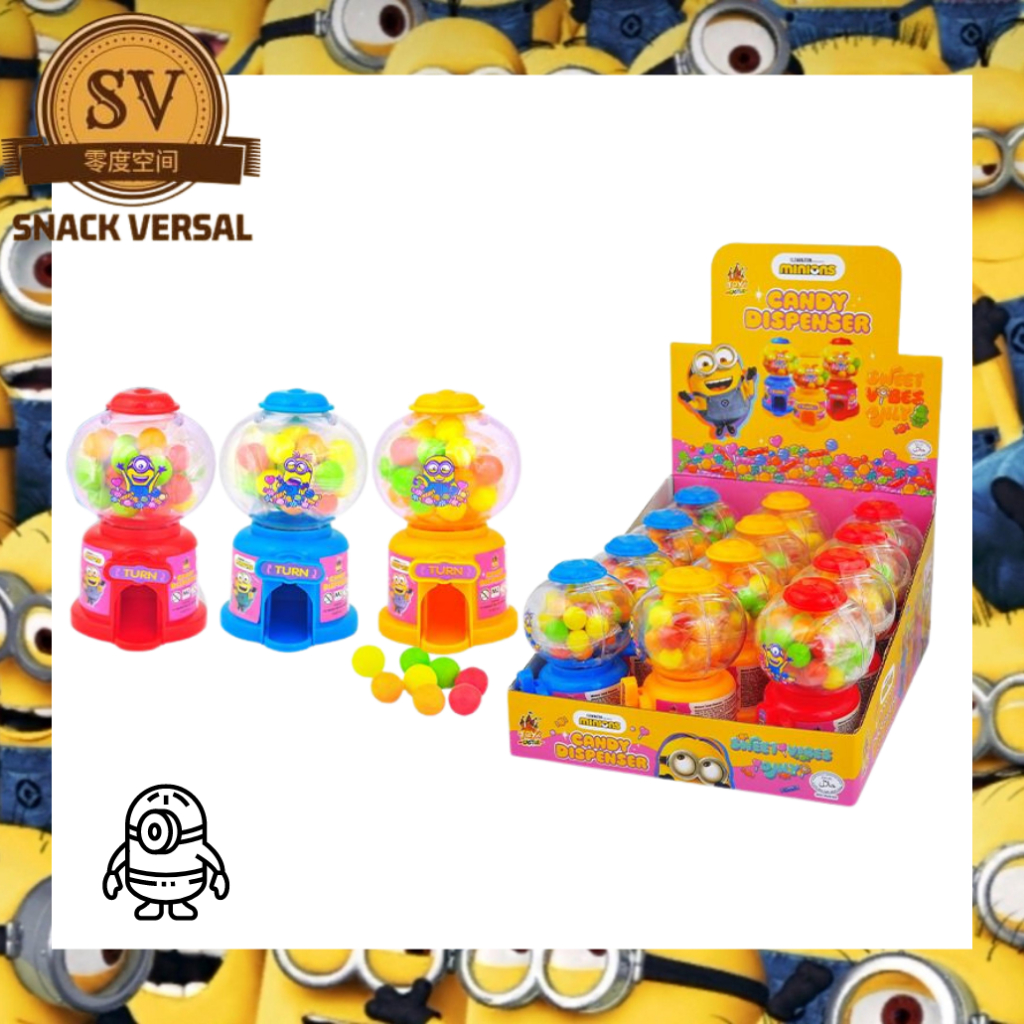 Minions Candy Dispenser 30Gx12 | Shopee Philippines