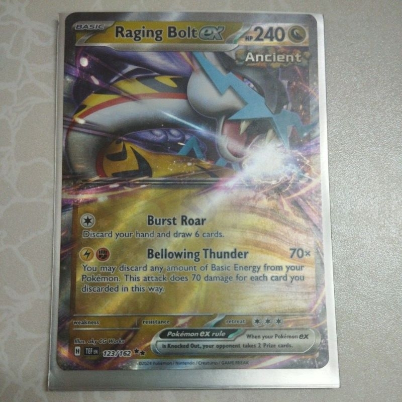 Pokémon TCG - Raging Bolt ex NA | Shopee Philippines