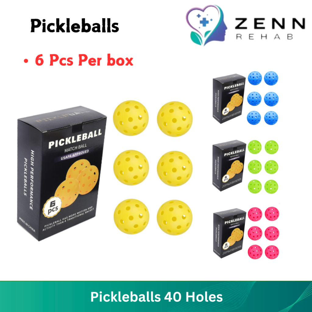 USAPA Approved Pickleballs 40 Holes Outdoor Pickleball Balls High ...