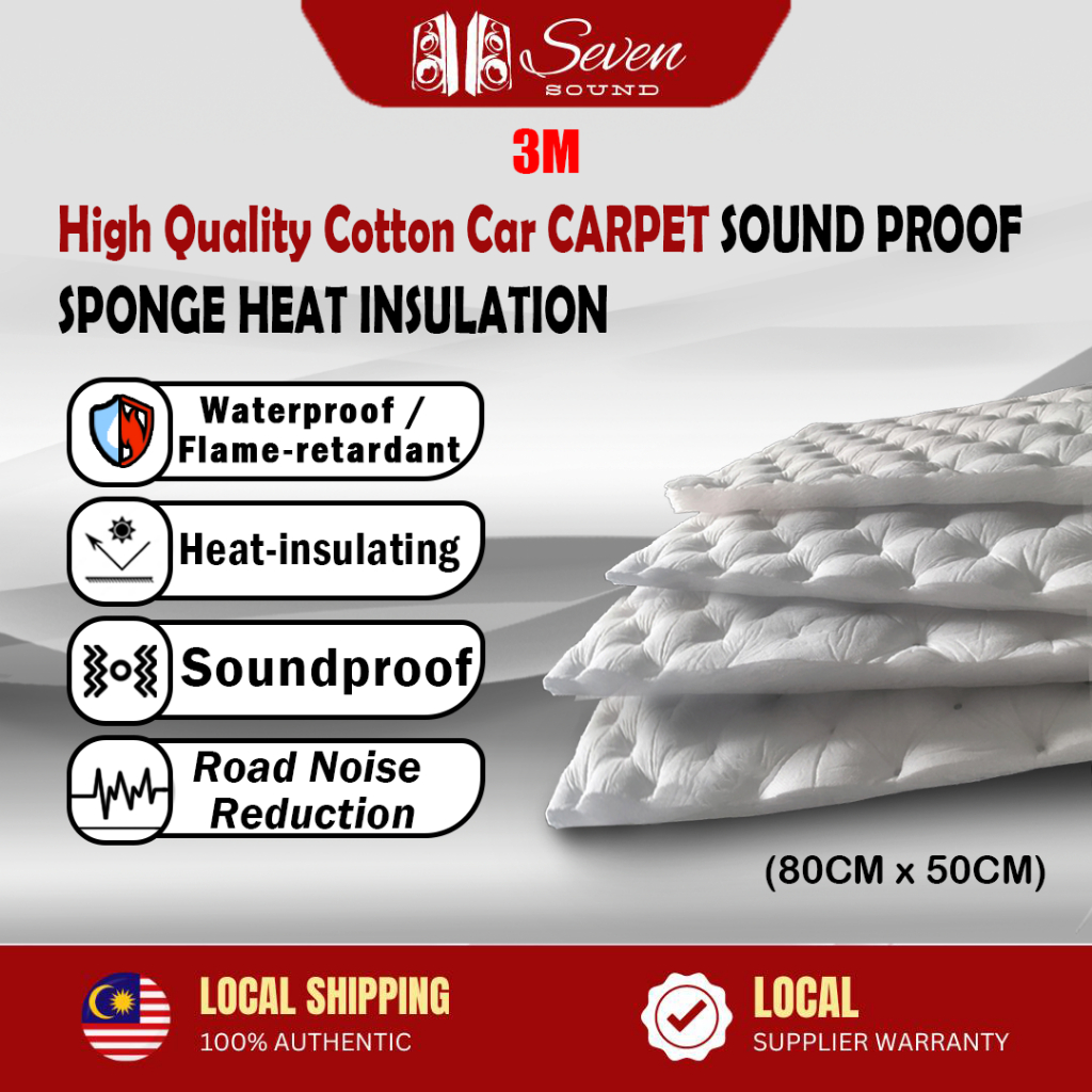 3M High Quality Cotton Car CARPET SOUND PROOF SPONGE HEAT INSULATION ...