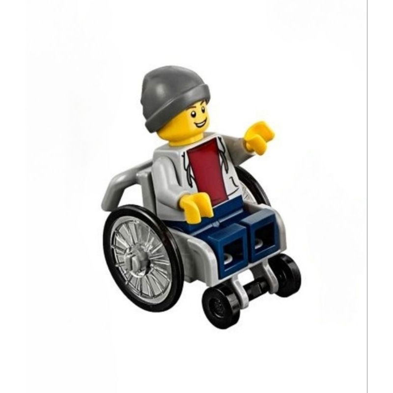 ~ FB ~ Lego City Patient Minifigure CTY0654 with Wheelchair 60134 ...