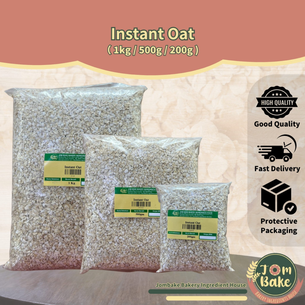 Instant oat [ 1kg / 500g / 200g ] | Shopee Philippines