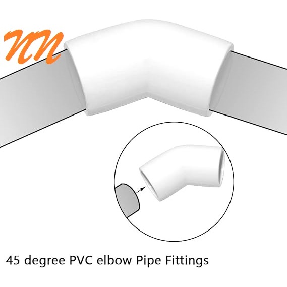 20MM 45 Degree PVC Elbow Fitting, Furniture 2 Way Right Angle Elbow ...