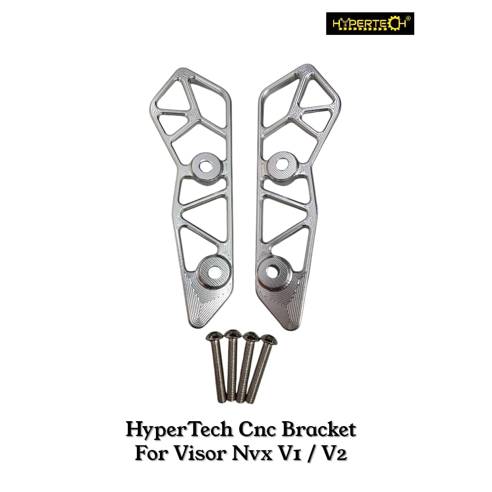HYPERTECH CNC Bracket For Visor NVX V1 & NVX V2 - Silver | Shopee ...
