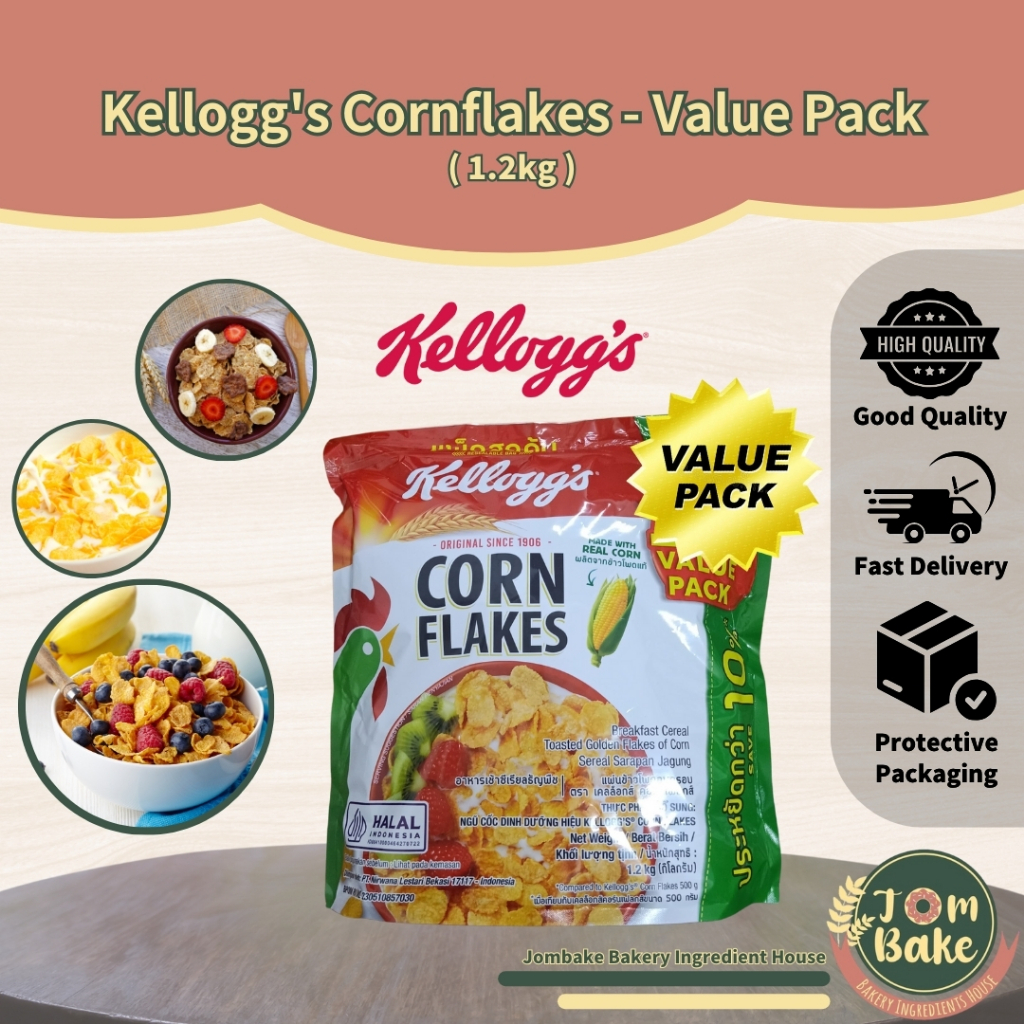 Kellogg's Cornflakes - Value Pack [ 1.2kg ] | Shopee Philippines