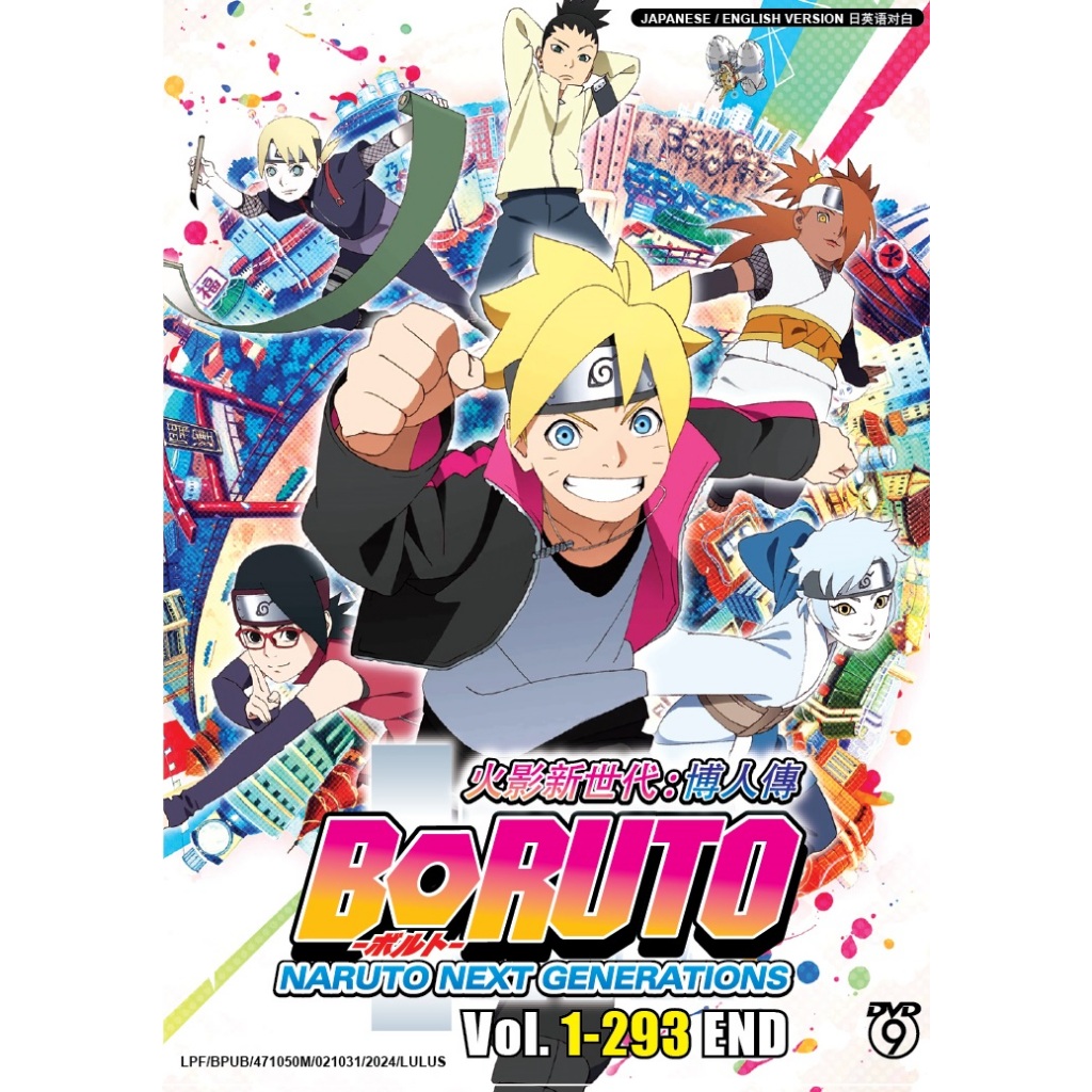 DVD Boruto - Naruto Next Generations Complete TV Series Vol.1-293End ...