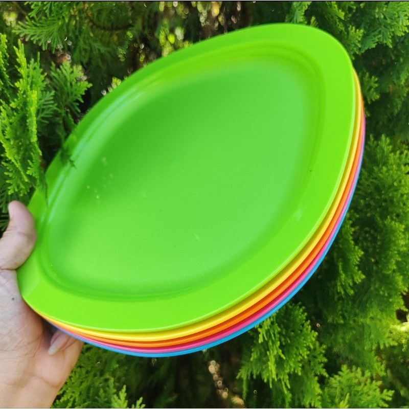 Tupperware Luncheon Plates (5pcs) | Shopee Philippines