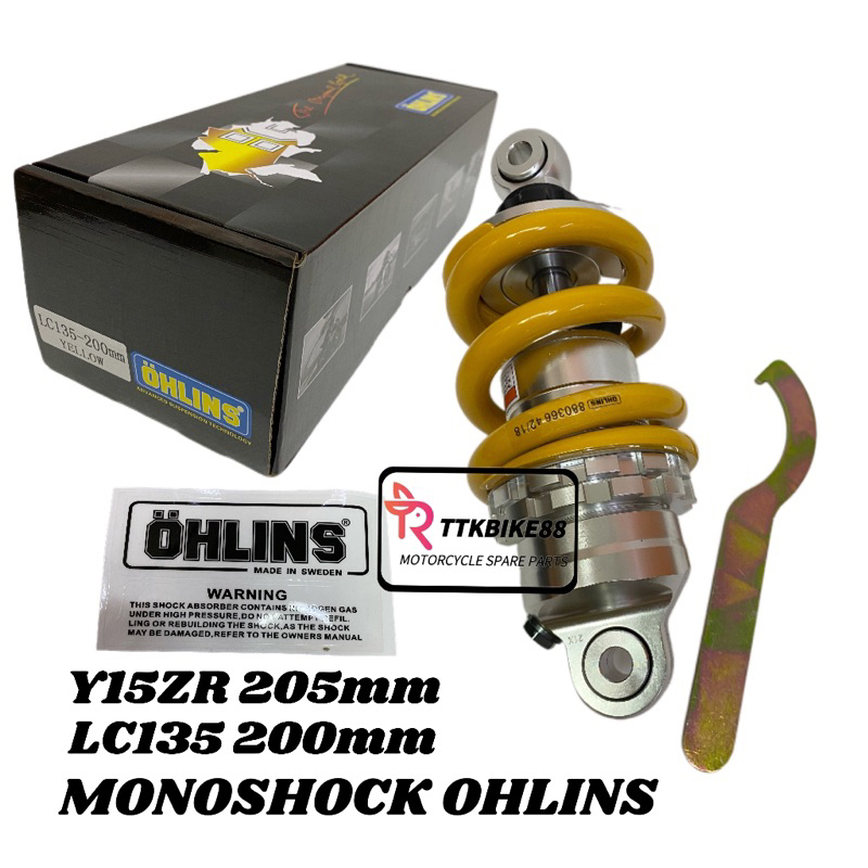 LC135 Y15ZR 3-SPRING HEAVY DUTY BIG-58.8mm MONOSHOCK OHLINS ABSORBER ...