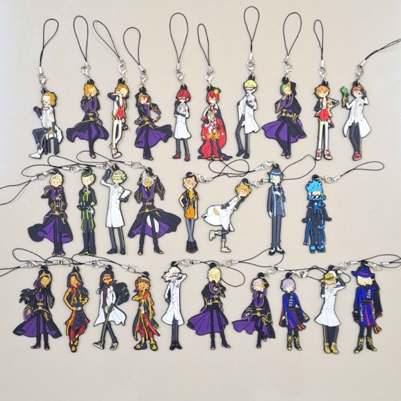 Twisted Wonderland Anime Keychain Vil Ortho Leona Jamil Silver Jack ...