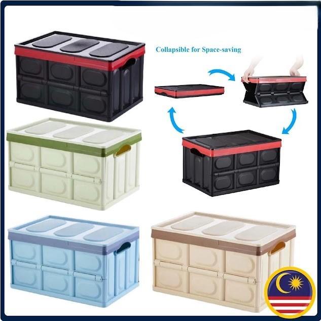 30/55L Multifunction Foldable Storage Box Foldable Container Foldable ...