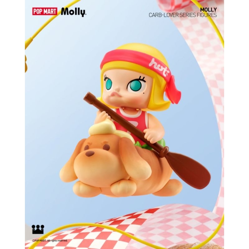 Pop Mart Molly Carb-Lover Series Figures Let's Go Hot Dog | Shopee ...