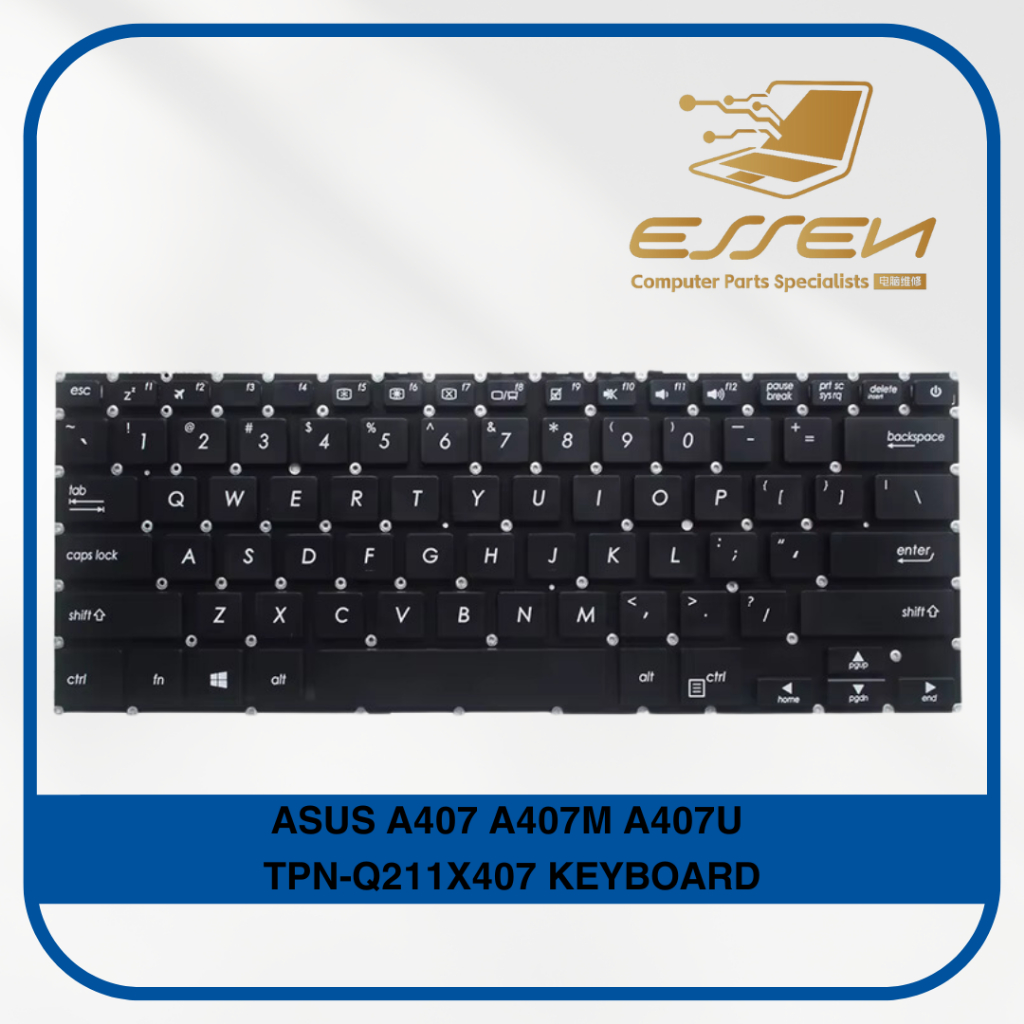 Replacement Keyboard For ASUS A407 A407M A407U TPN-Q211 X407 KEYBOARD ...