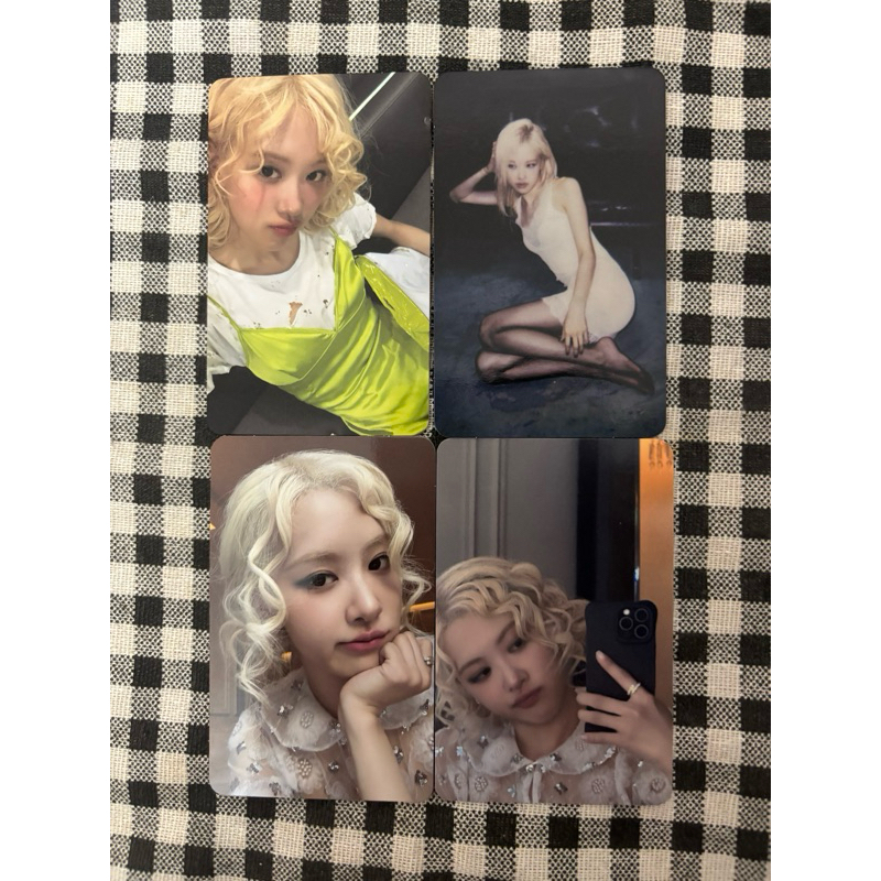 Rosé rosie rose blackpink first studio album photocard kr exclusive ...