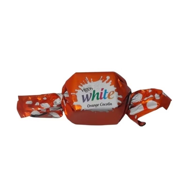 Vigos White Orange Flavored Filled Compound Chocolate (10pcs) | Shopee ...