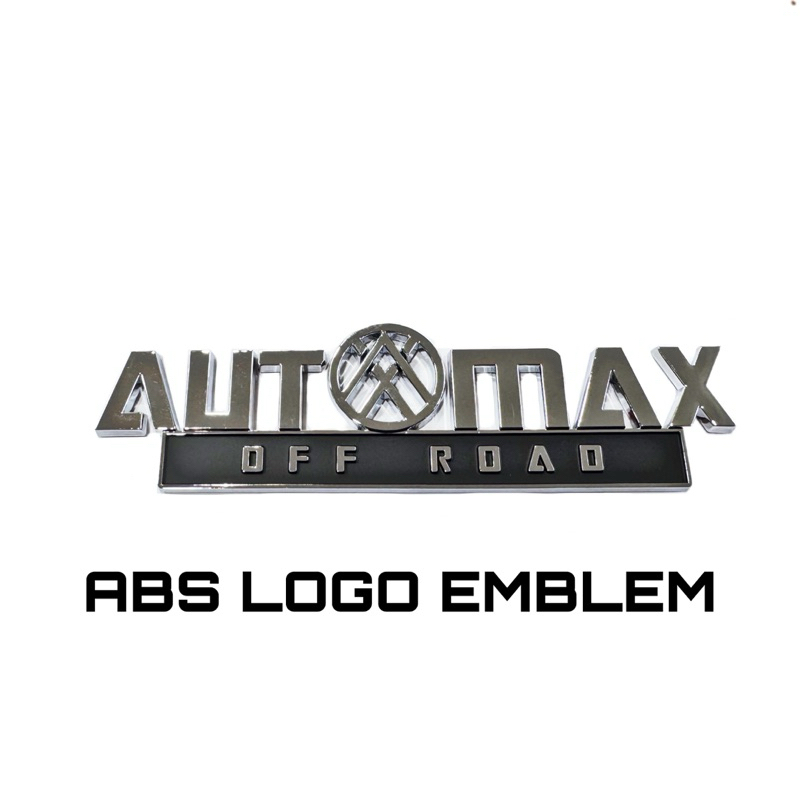 AUTOMAX OFF ROAD EMBLEM LOGO ABS CHROME | Shopee Philippines