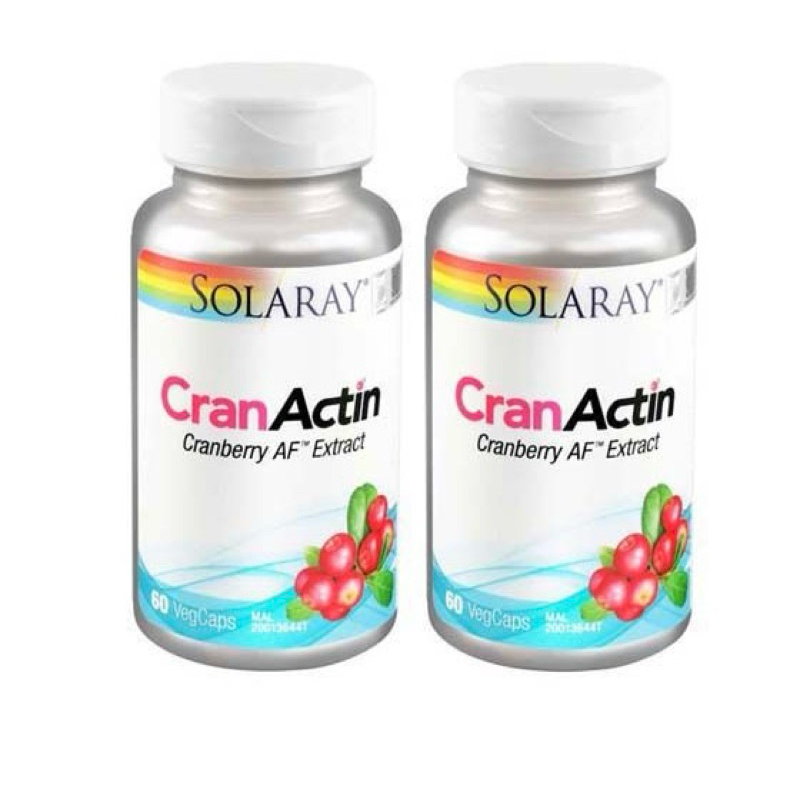 SOLARAY CranActin (2 x 60 Capsules) | Shopee Philippines