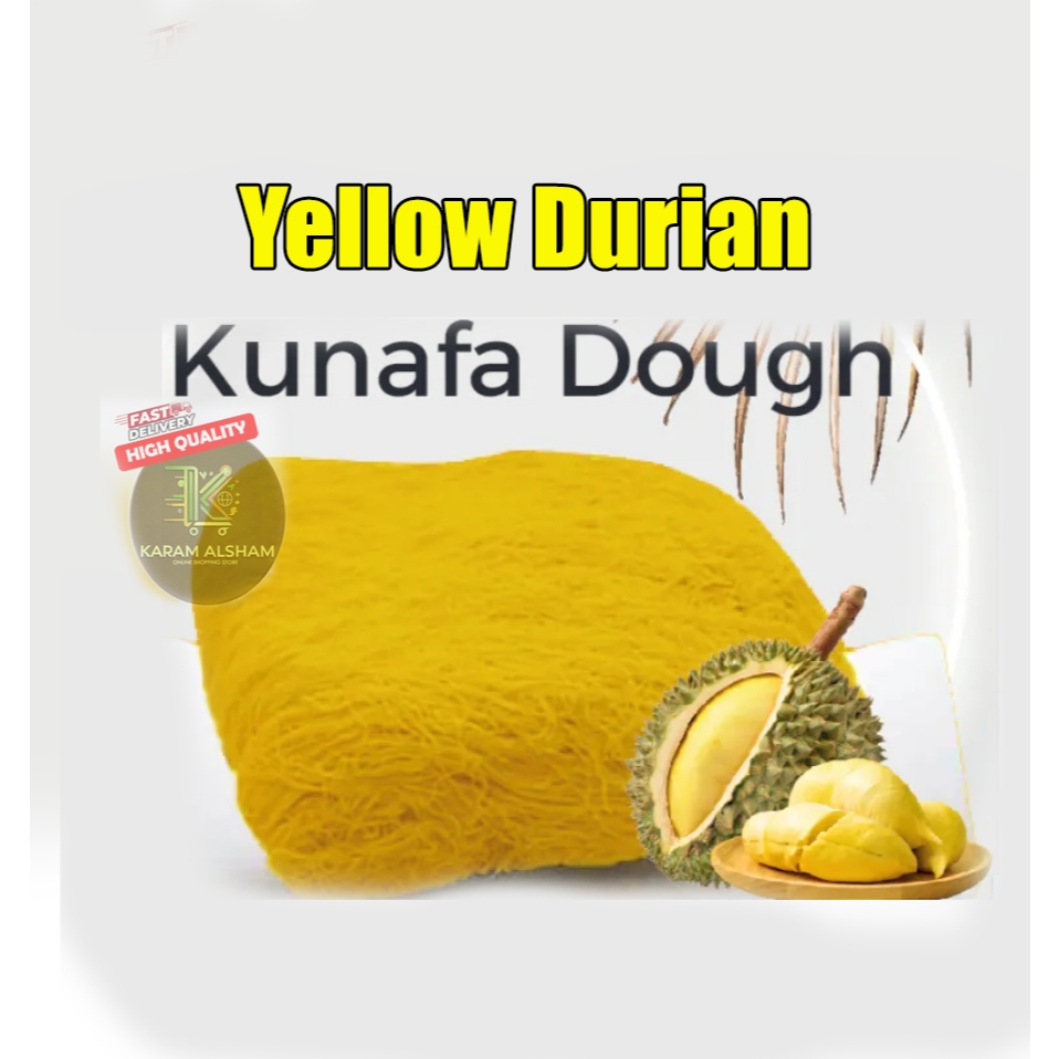 kunafa dough 500g, yellow durian flavor thin, shredded | Shopee Philippines