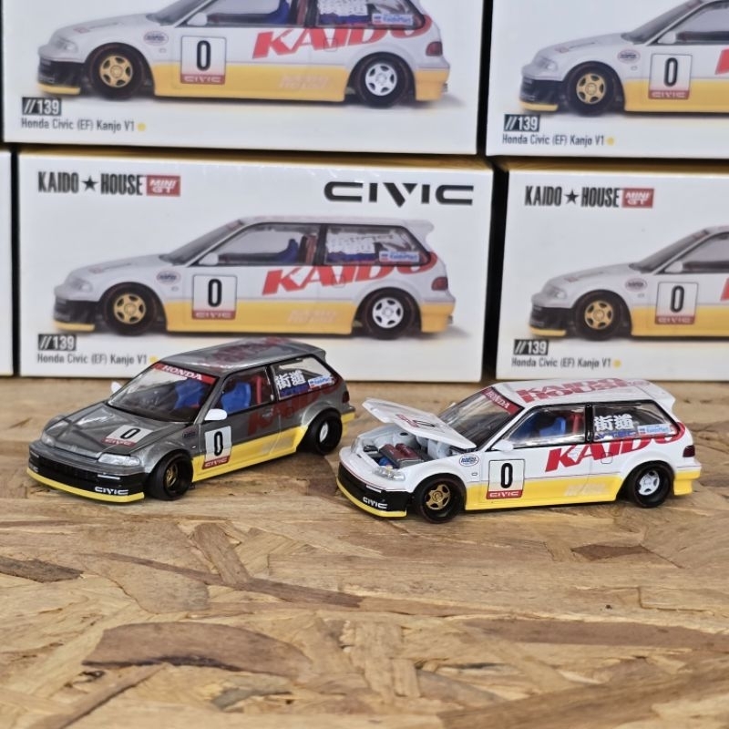 KAIDO HOUSE X MINI GT 1/64 KAIDO HONDA CIVIC EF KANJO V1 KHMG139 SEALED ...