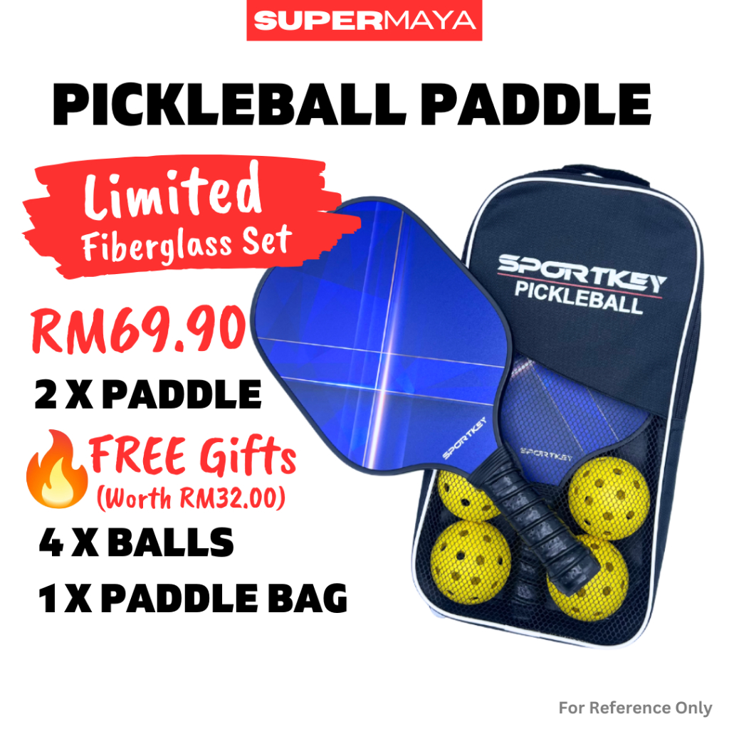 Pickleball Paddle Set Fiberglass Pickleball Paddles Pickle Ball Rackets ...