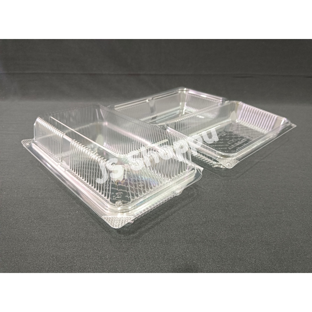 HIRO OPS CH27 Kuih Container with Lock / Plastic Clear Bakery Container ...
