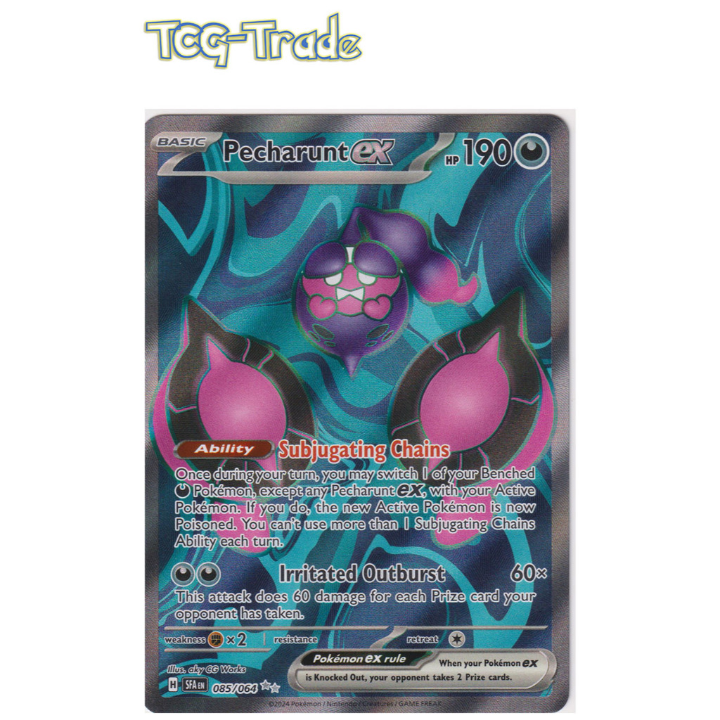 [Pokemon TCG Singles] SV6.5 Shrouded Fable - 085/064 Pecharunt ex - Ultra - Pokemon Card ...