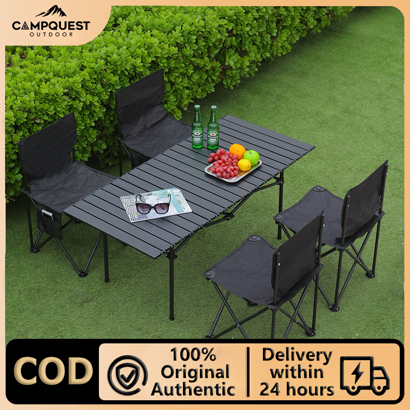 Outdoor Folding Table Camping Picnic Table Portable Stand Table Kit Egg ...