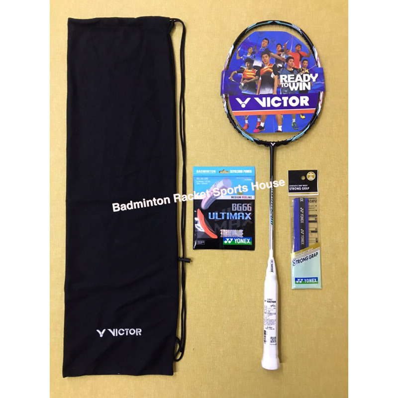 VICTOR RACKET JETSPEED JS10 4U/G5 MAX 28LBS HIGH QUALITY BADMINTON ...