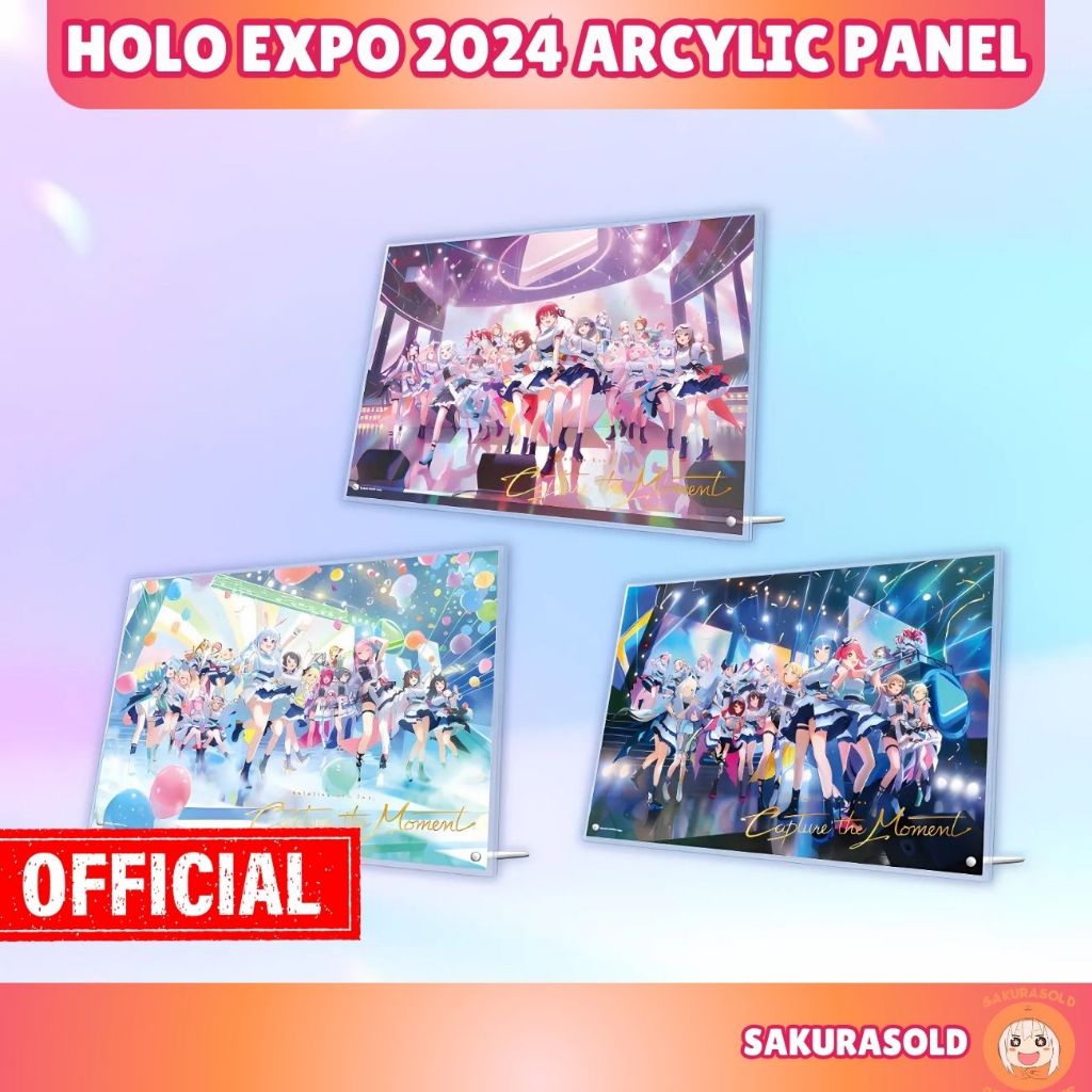 (UNUSED) Hololive Expo 2024 Acrylic Panel Stand Hololive Official ...