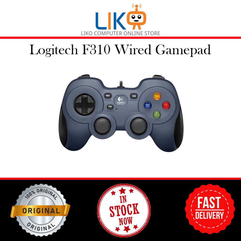Logitech F310 Wired Gamepad Controller Console Like Layout 4 Switch D Pad Pc 940 000112 Shopee