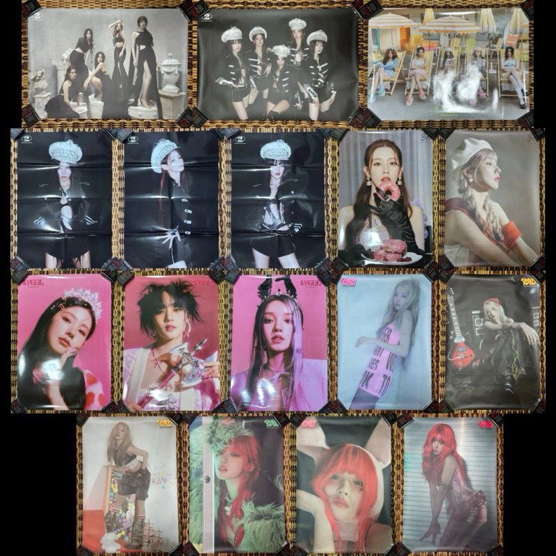 (G)I-DLE I SWAY / 2 / I FEEL / MIYEON MY / YUQI YUQ1 Official Posters ...