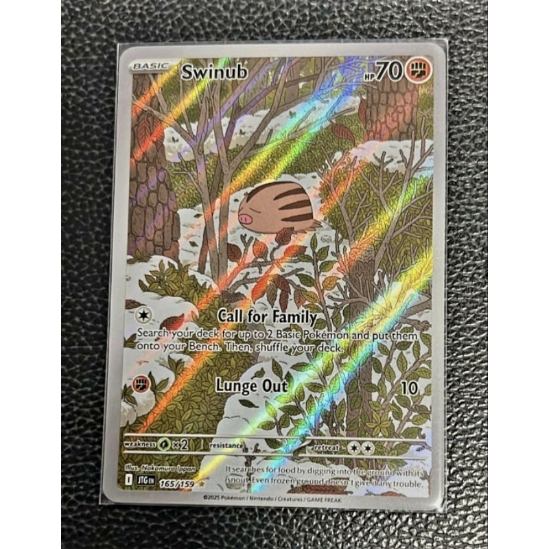 Swinub (IR)- 165/159 [Scarlet &Violet: Journey Together] | Shopee ...