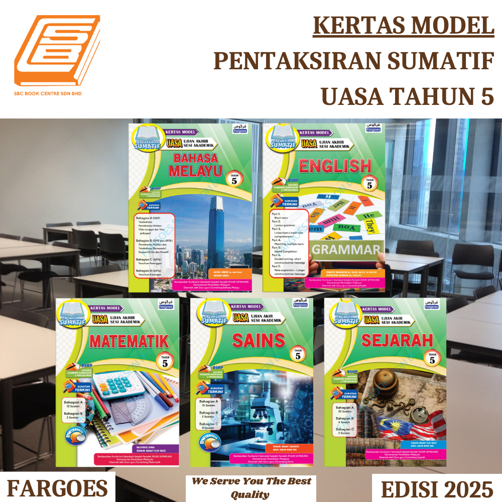 [SBCB] Model Paper: UASA Summative Assessment Year 5 (Fargoes) | Shopee ...