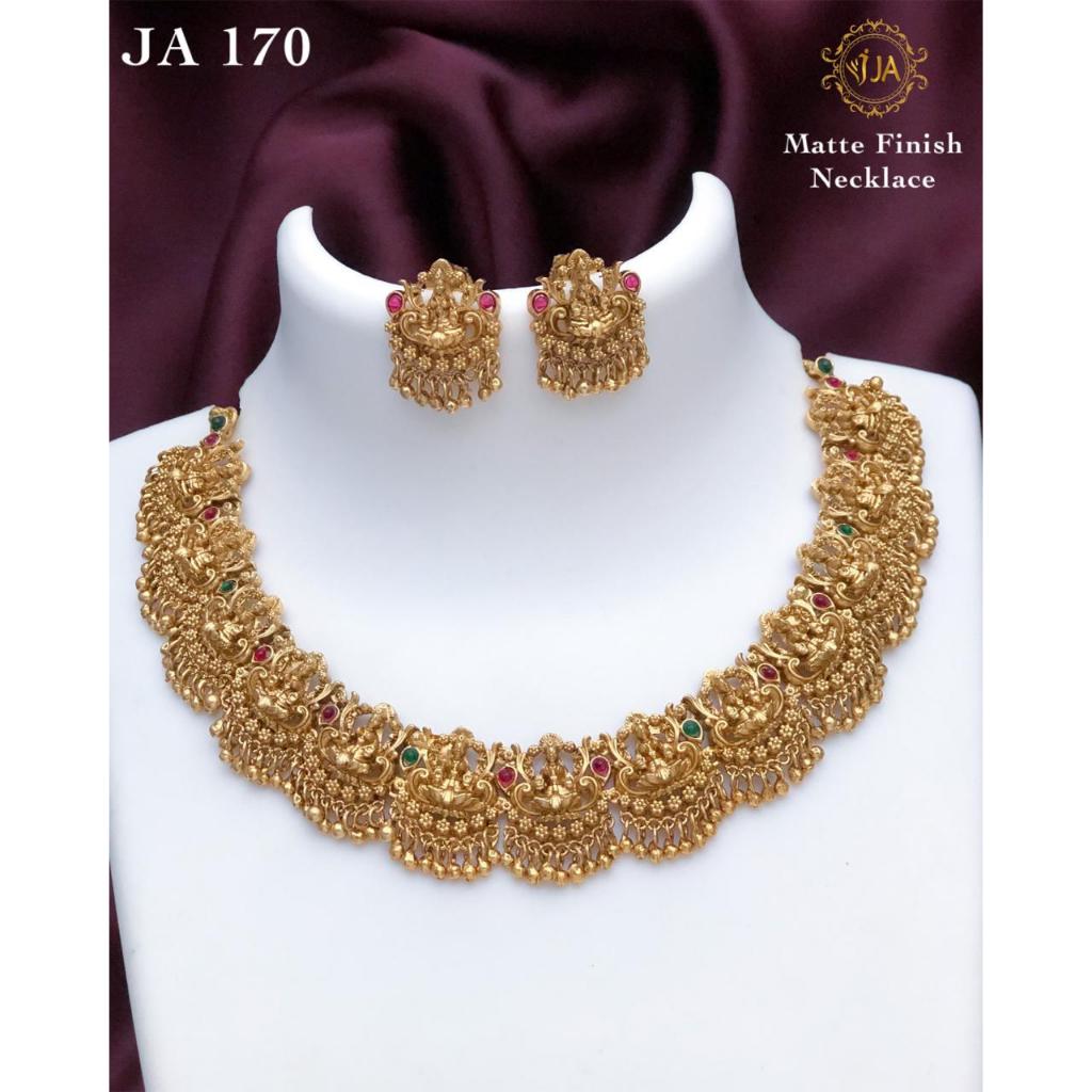 Indian matt finish jewellery set | Shopee Philippines