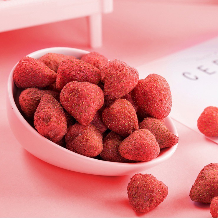 【B Mart】Strawberi Kering Beku Premium Freeze-Dried Strawberry Crispy ...