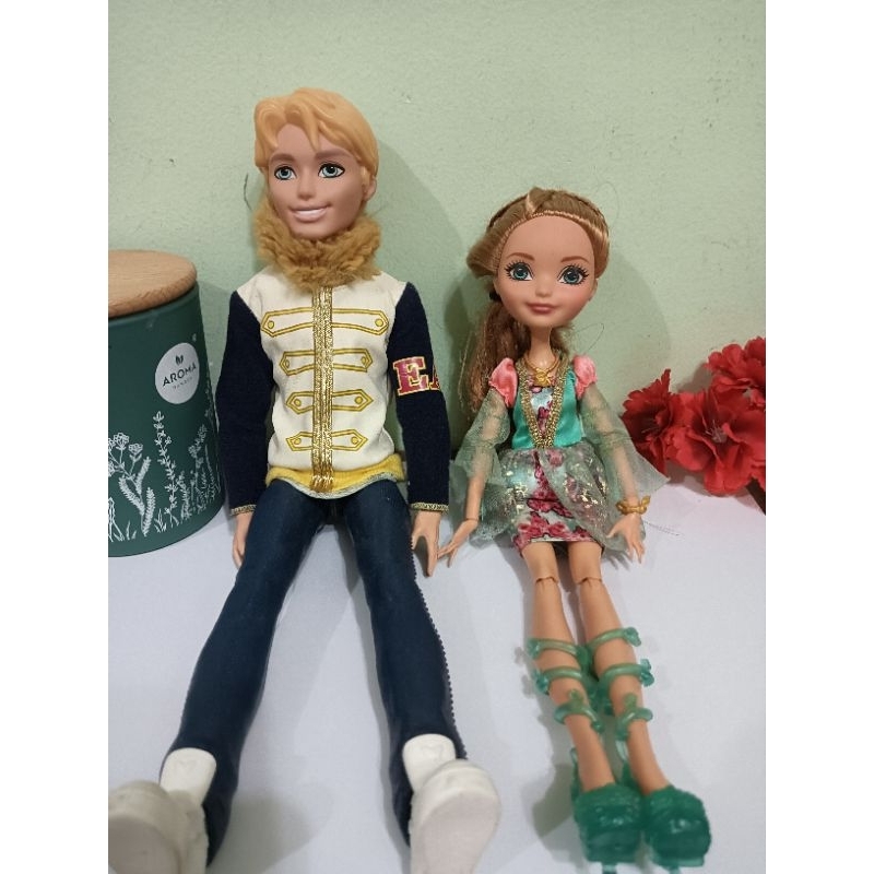 Pre-loved Ever After High dolls Ashlynn Ella and Daring Charming ...