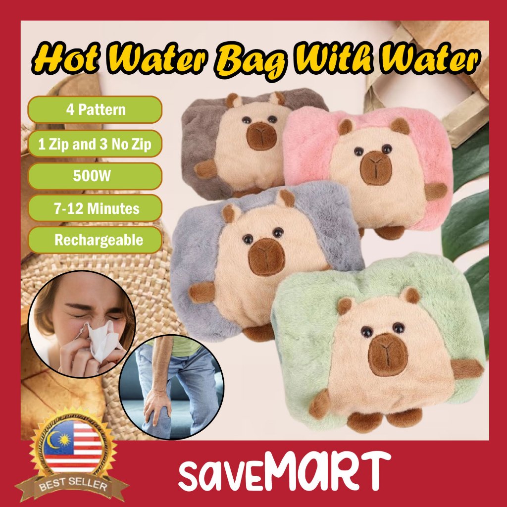 Rechargeable Electric Hot Water Bags Pain with Water Bag Removable ...